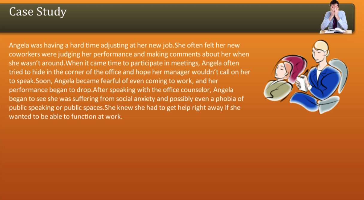 Case Study: Module 2 – Managing Workplace Anxiety - FreshSkills